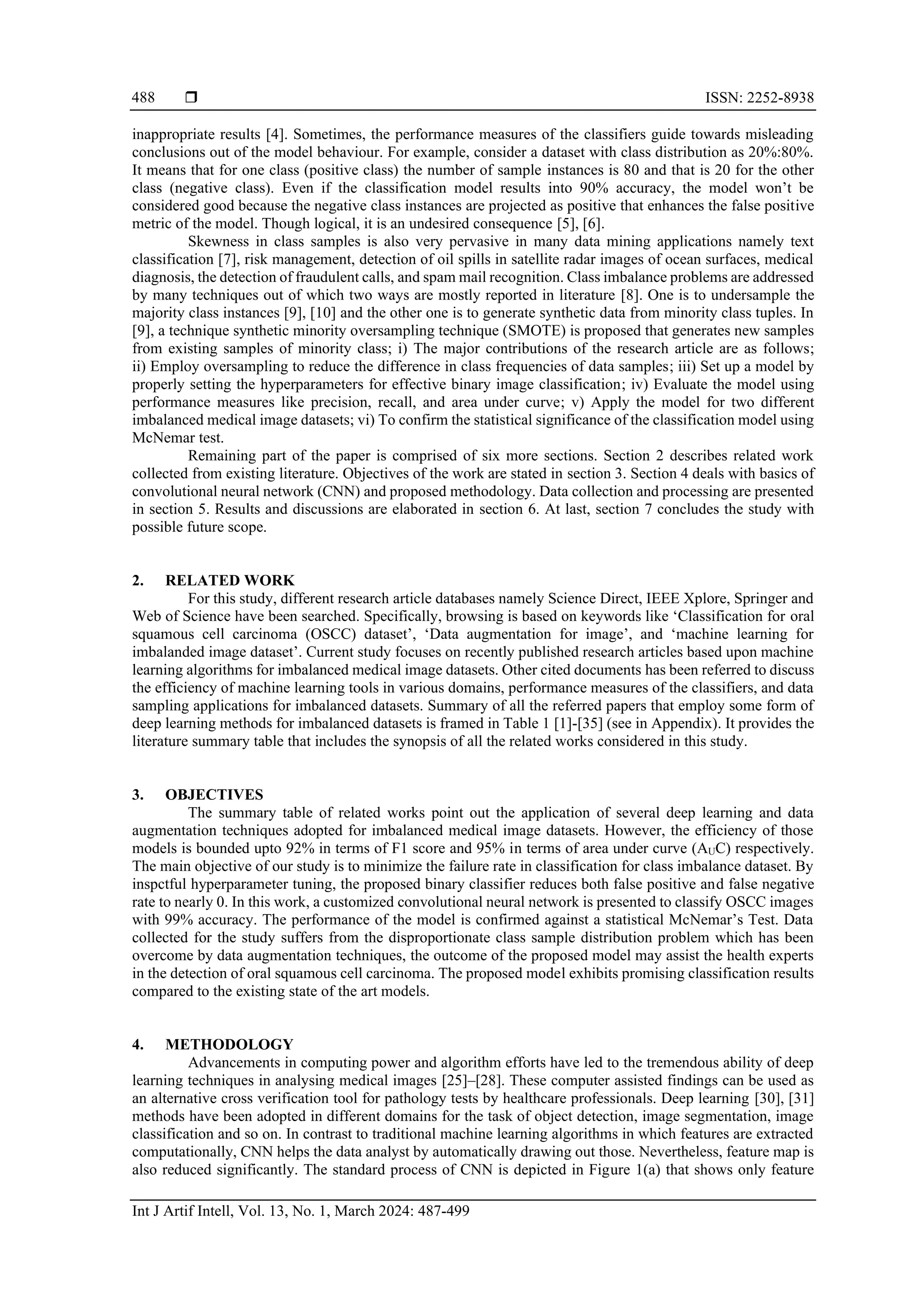 An Efficient Convolutional Neural Network Based Classifier For An