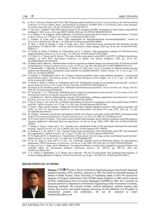 Deep learning for audio signal-based tempo classification scenarios | PDF