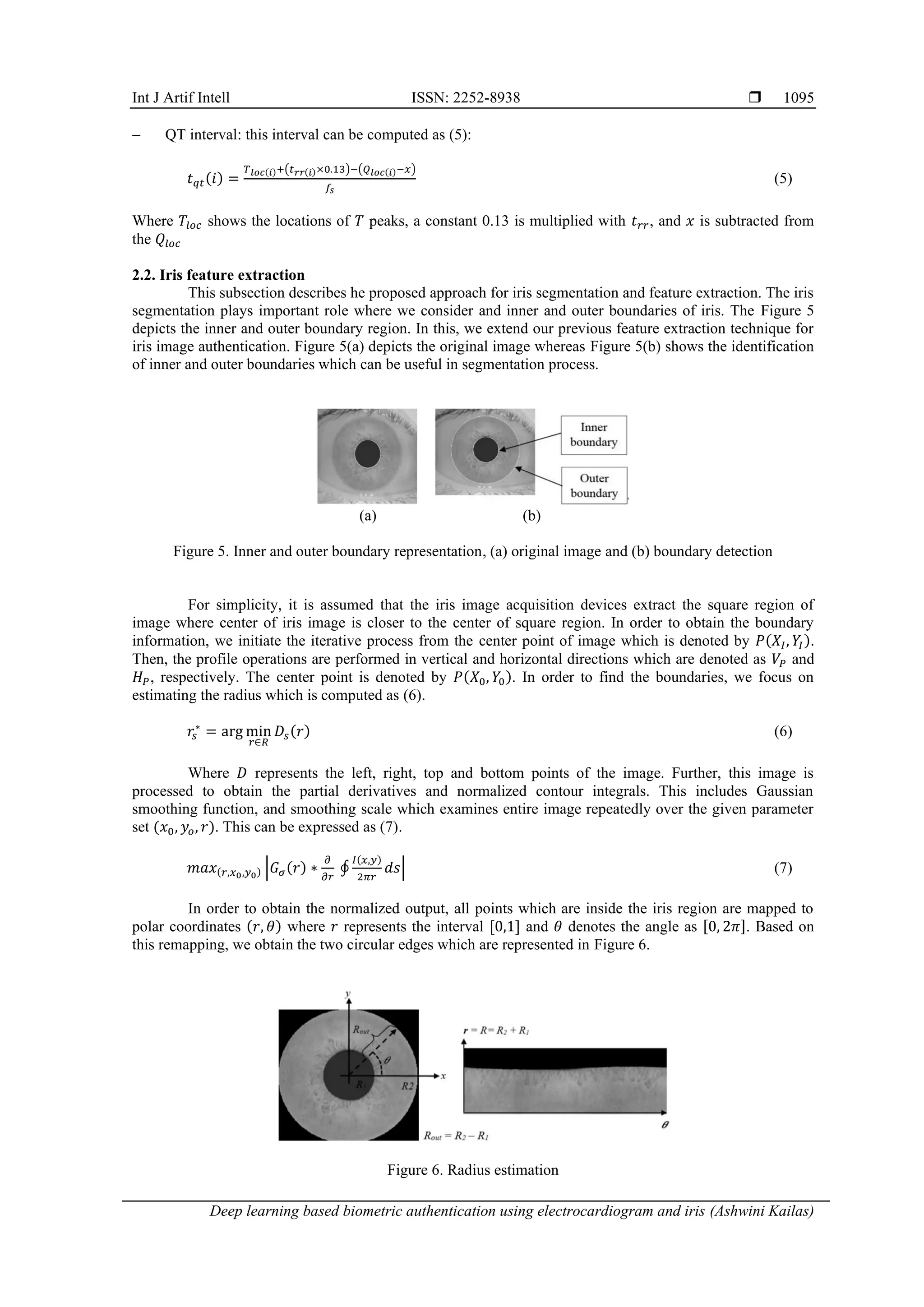 Deep Learning Based Biometric Authentication Using Electrocardiogram