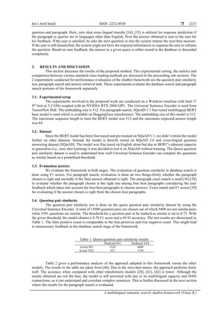 A multilingual semantic search chatbot framework | PDF