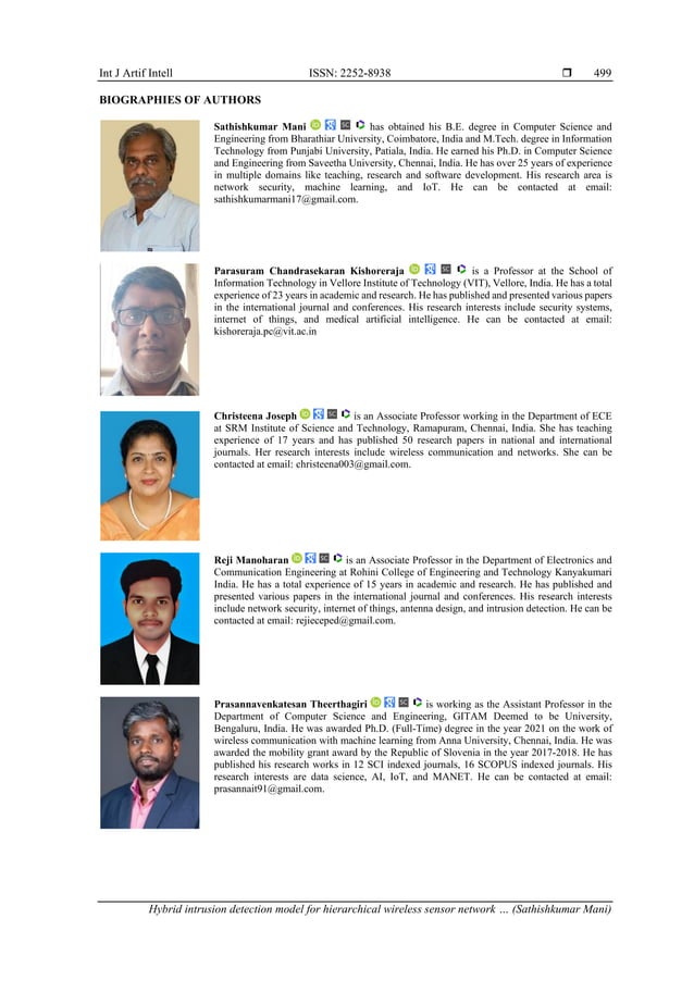 Hybrid intrusion detection model for hierarchical wireless sensor network using federated ...