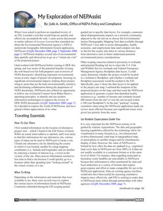 Dec. 2009 - DOE-NEPA Lessons Learned | PDF