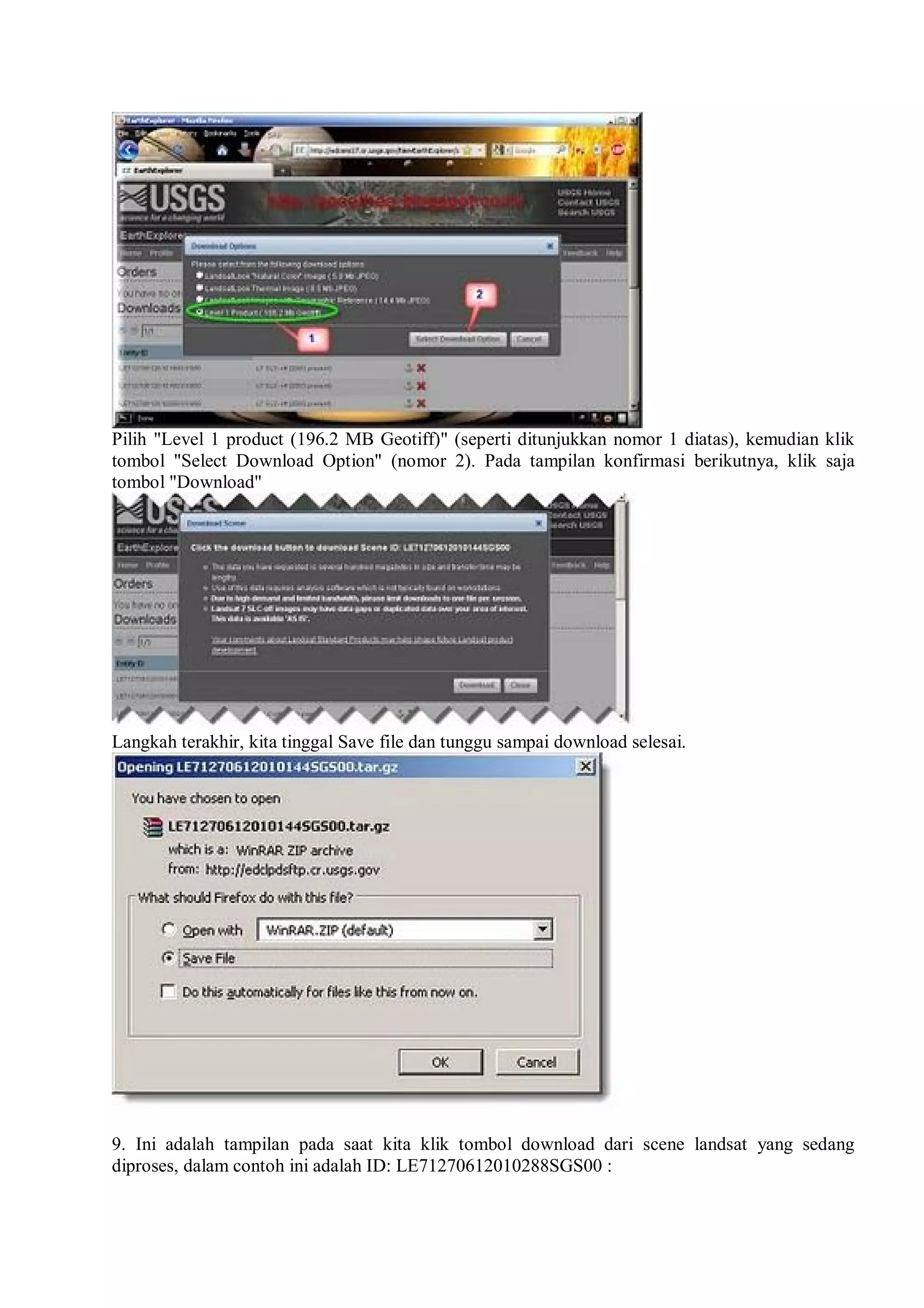 cara-download-citra-landsat-gratis-dari-usgs | PDF