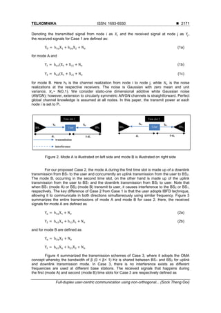 Full-duplex user-centric communication using non-orthogonal multiple access | PDF | Computer ...