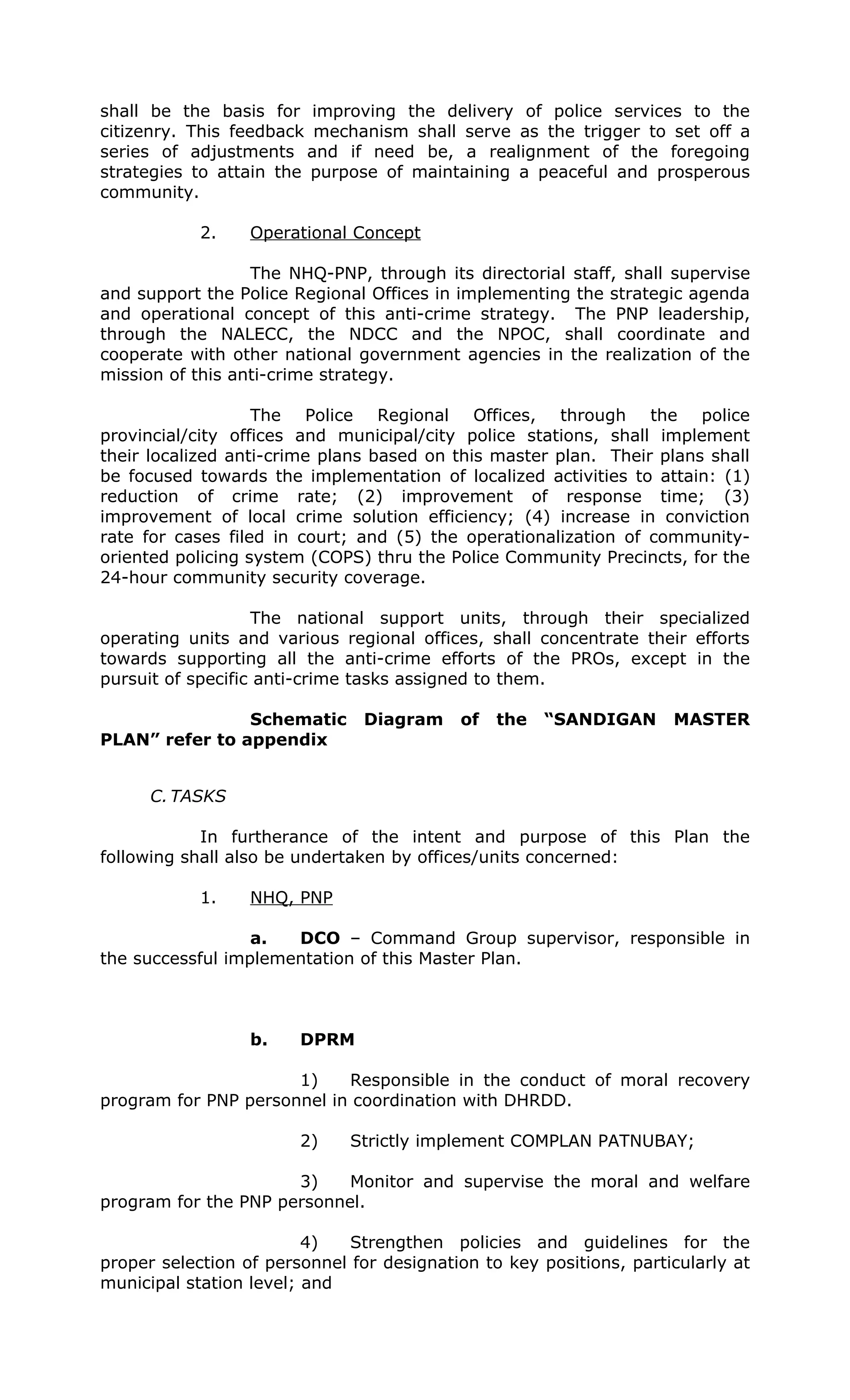 PNP MASTER PLANS | PDF