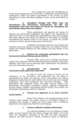 PNP MASTER PLANS | PDF