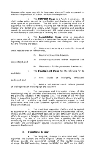 PNP MASTER PLANS | PDF