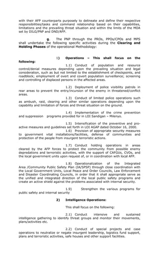 PNP MASTER PLANS | PDF