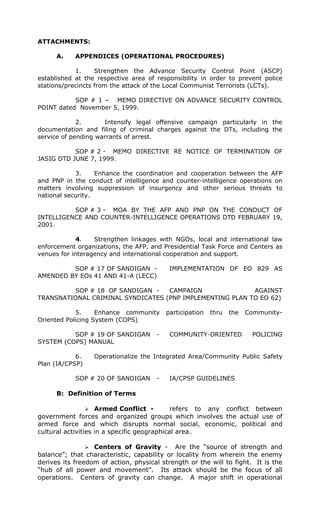 PNP MASTER PLANS | PDF