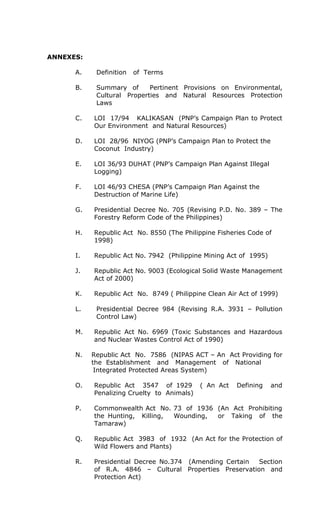 PNP MASTER PLANS | PDF