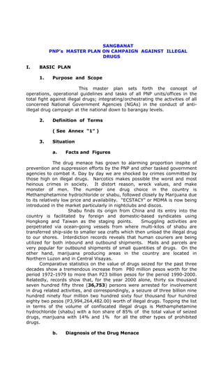 PNP MASTER PLANS | PDF