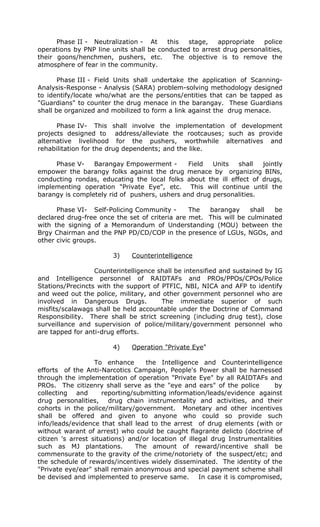 PNP MASTER PLANS | PDF