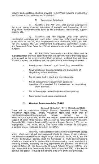 PNP MASTER PLANS | PDF