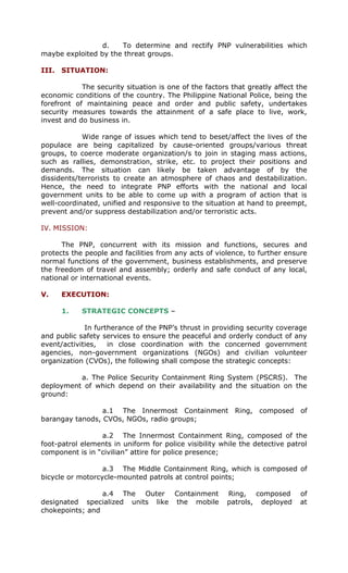 PNP MASTER PLANS | PDF