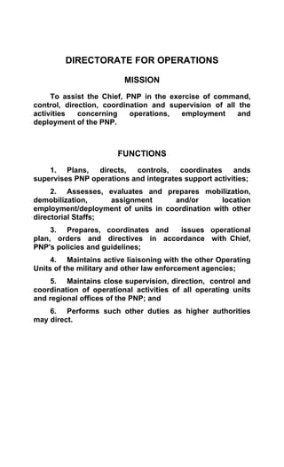 PNP MASTER PLANS | PDF
