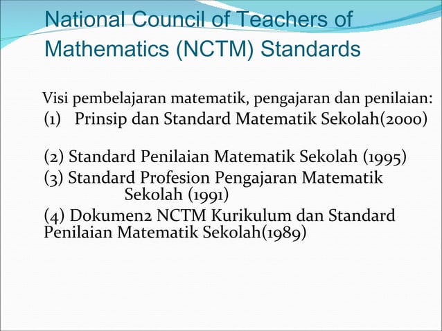 51280857 influences-on-malaysian-mathematics-curriculum22 | PPT