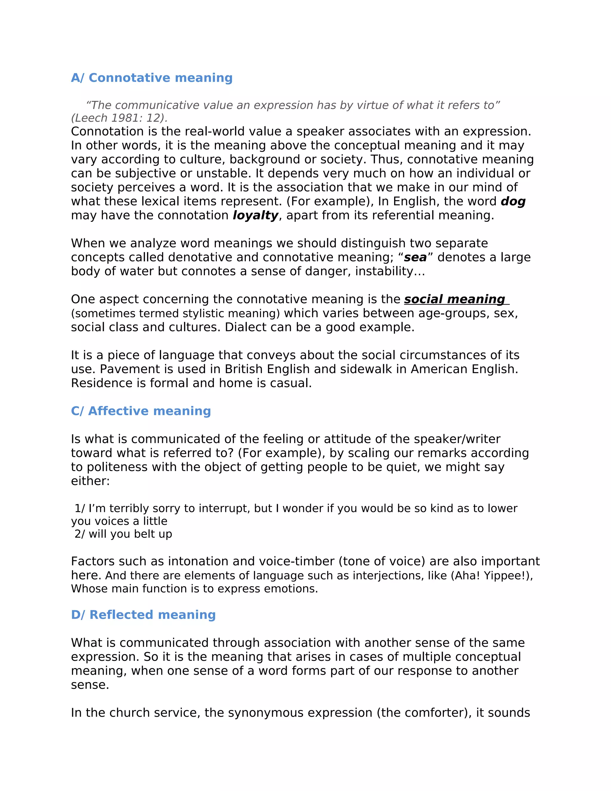 51285452 seven-types-of-meaning | PDF