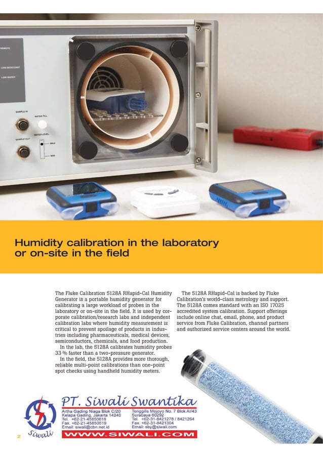 5128A RHapid-Cal Humidity Generator Brochure | PDF