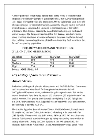 Design of concrete Gravity Dam_Project B.E final | PDF
