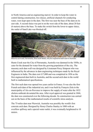 Design of concrete Gravity Dam_Project B.E final | PDF