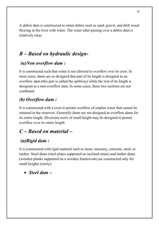 Design of concrete Gravity Dam_Project B.E final | PDF