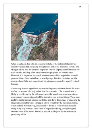 Design of concrete Gravity Dam_Project B.E final | PDF