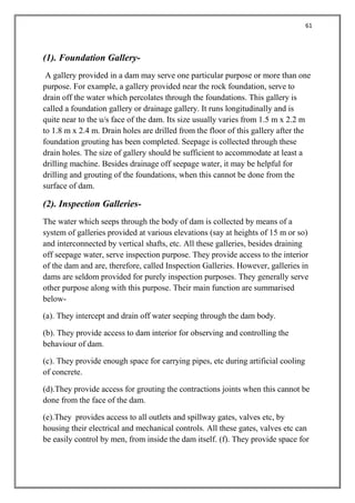 Design of concrete Gravity Dam_Project B.E final | PDF