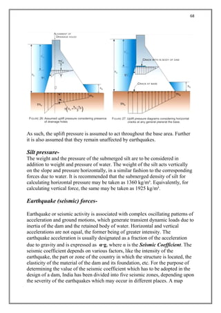Design of concrete Gravity Dam_Project B.E final | PDF
