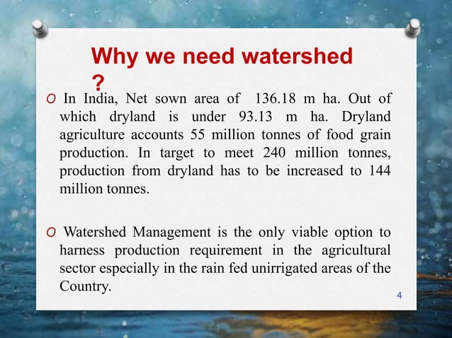 watershed development in india, | PPTX | Agriculture | Industries