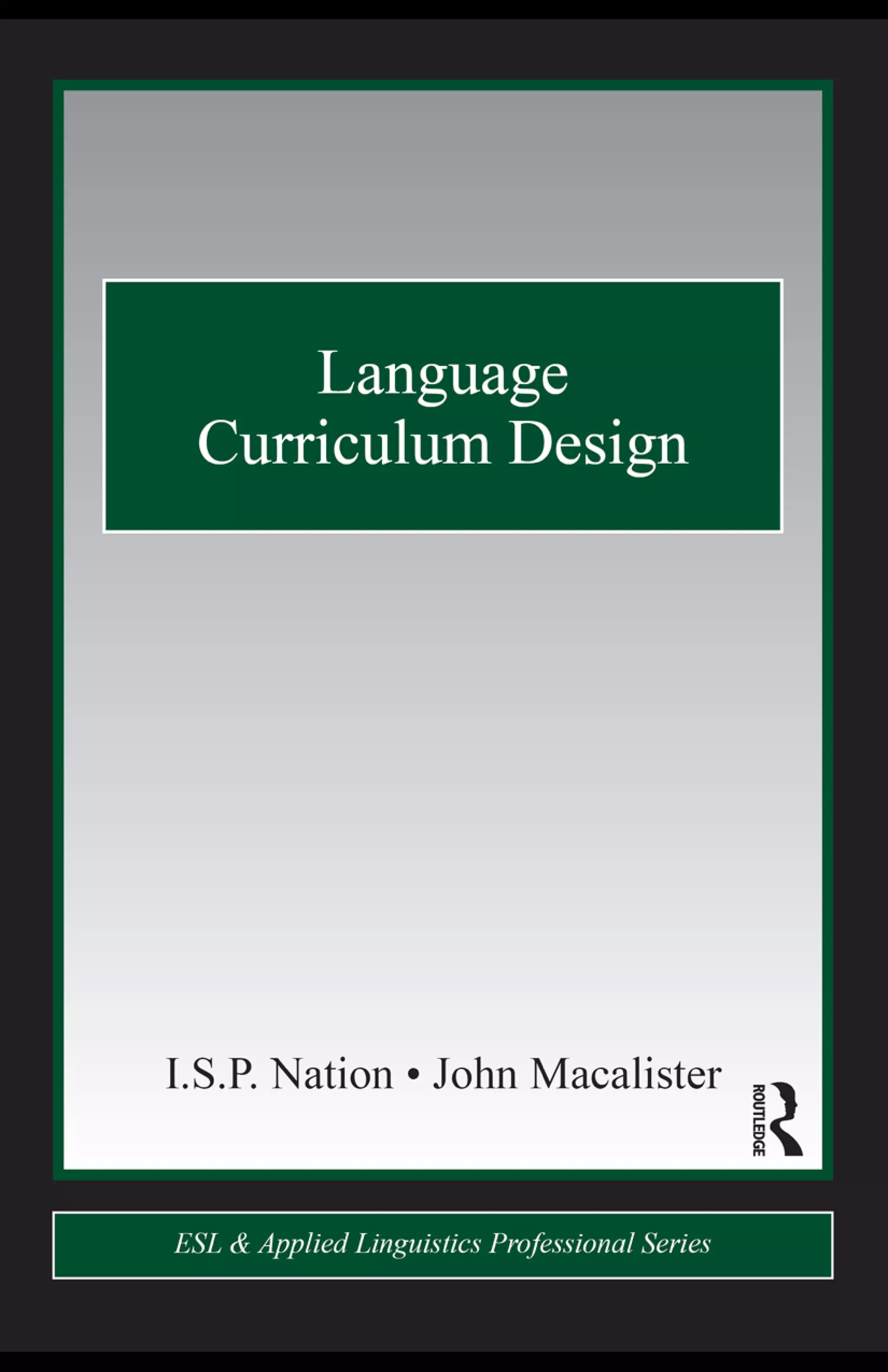 Language Curriculum Design | PDF