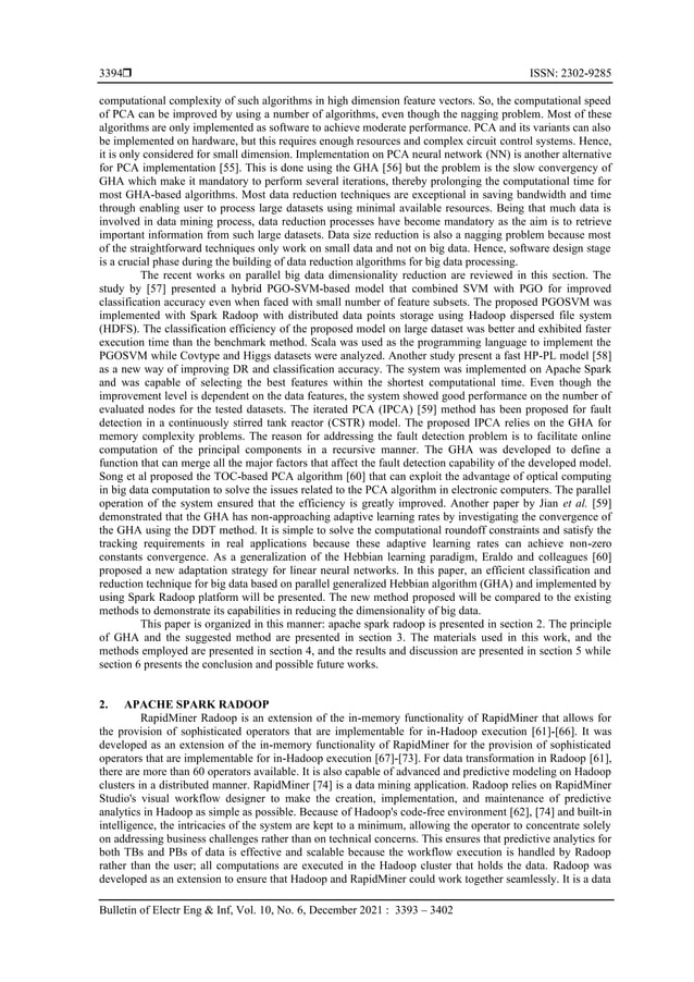 An Effective Classification Approach For Big Data With Parallel Generalized Hebbian Algorithm Pdf