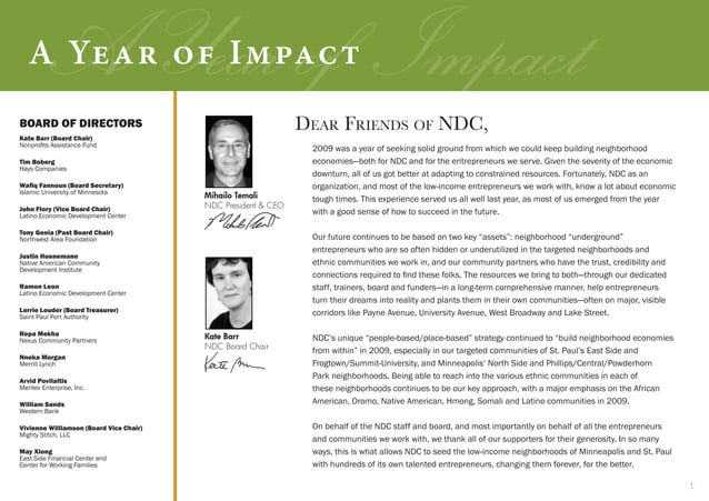 NDC Annual Report 2009 | PPT