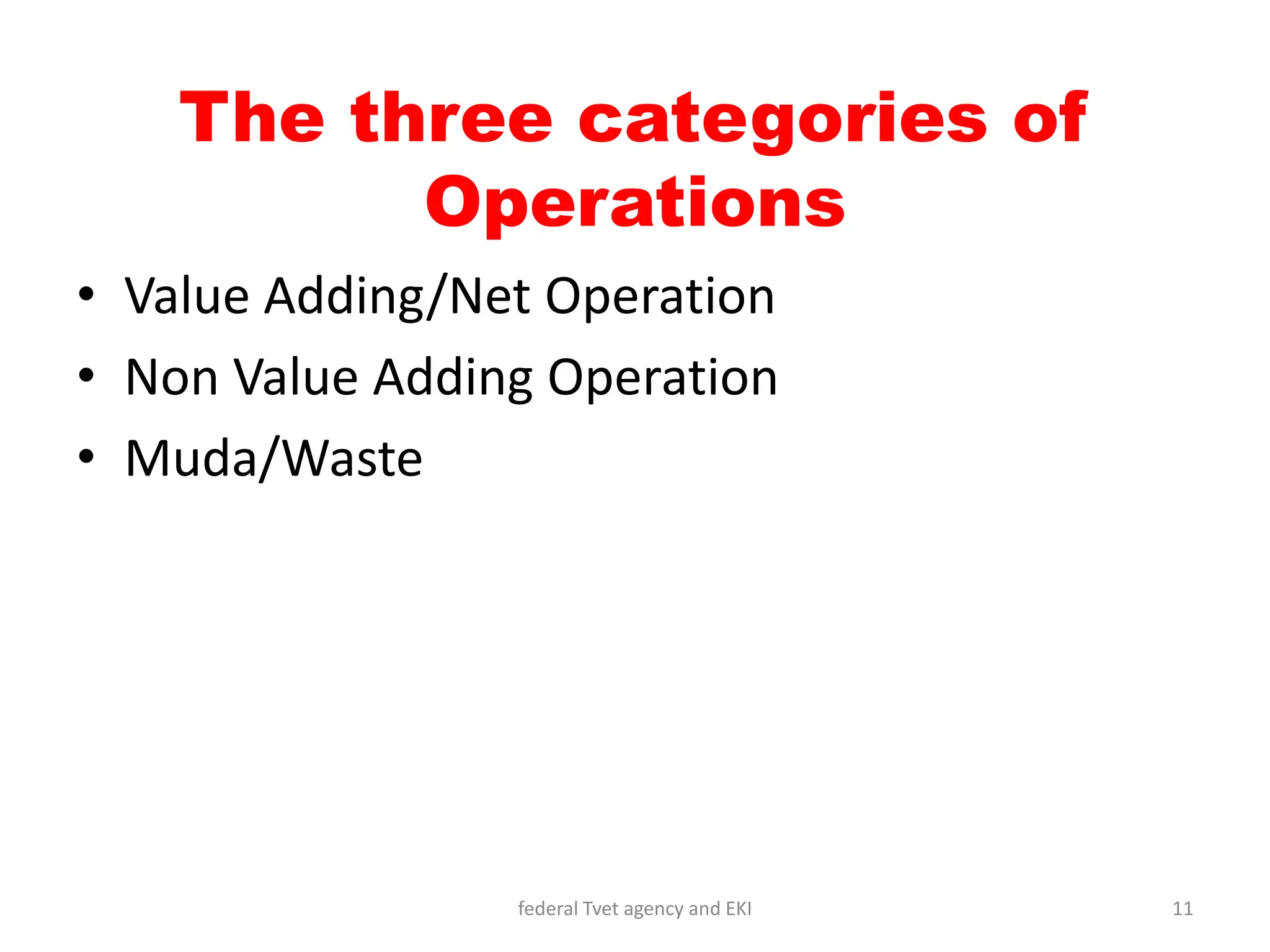 Presentation for muda preventions and elimination | PPTX