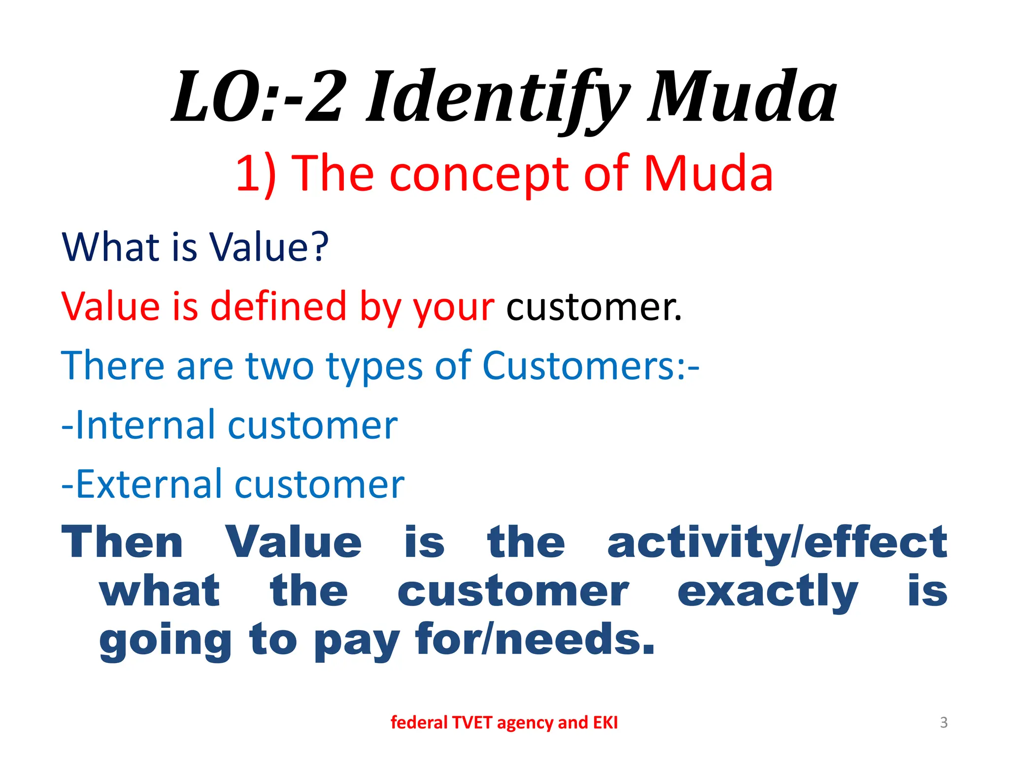 Presentation for muda preventions and elimination | PPTX