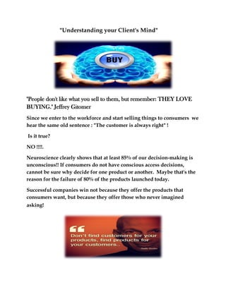 Understanding your Client 2015 | PDF