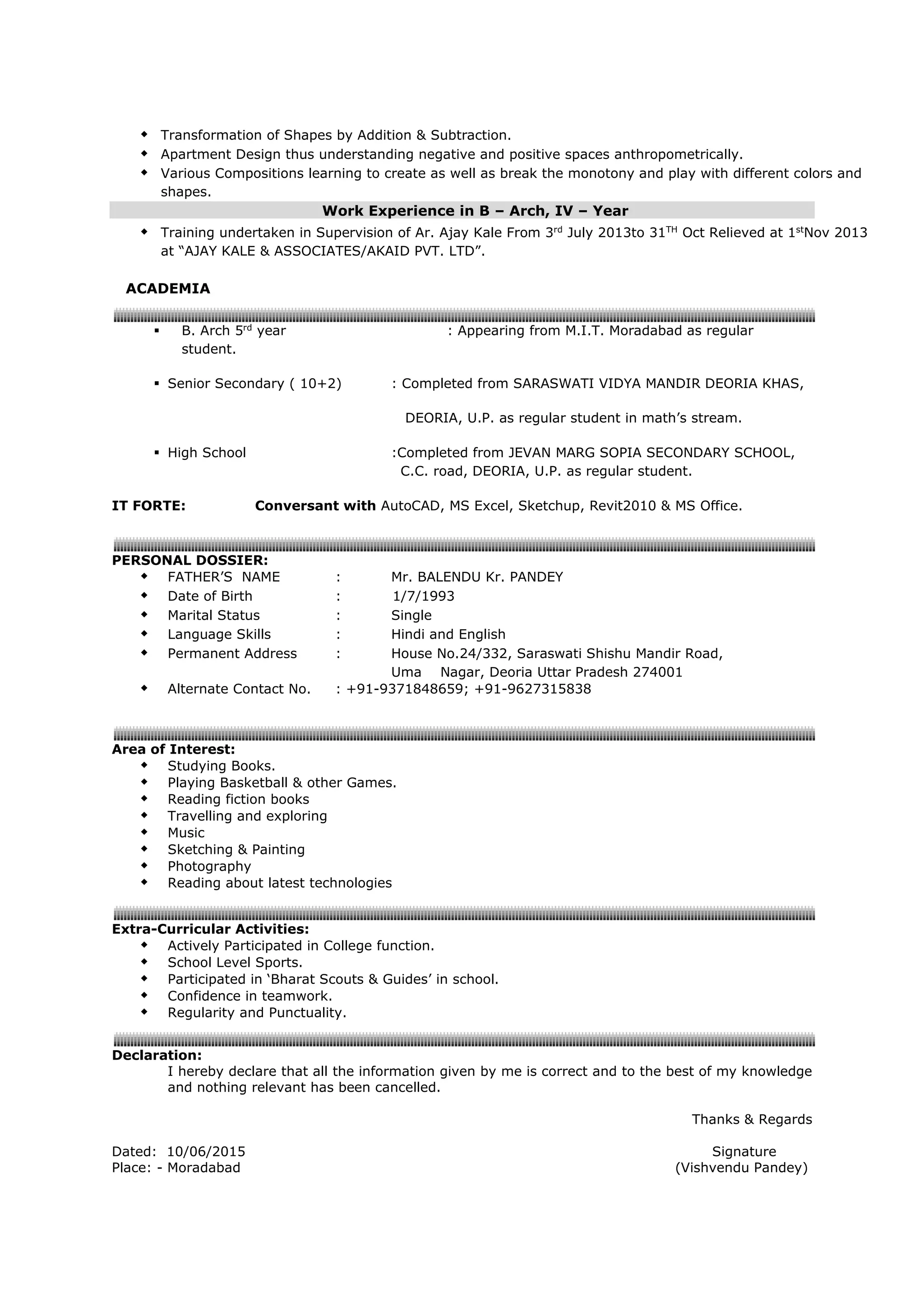 Basu Resume-12 | PDF