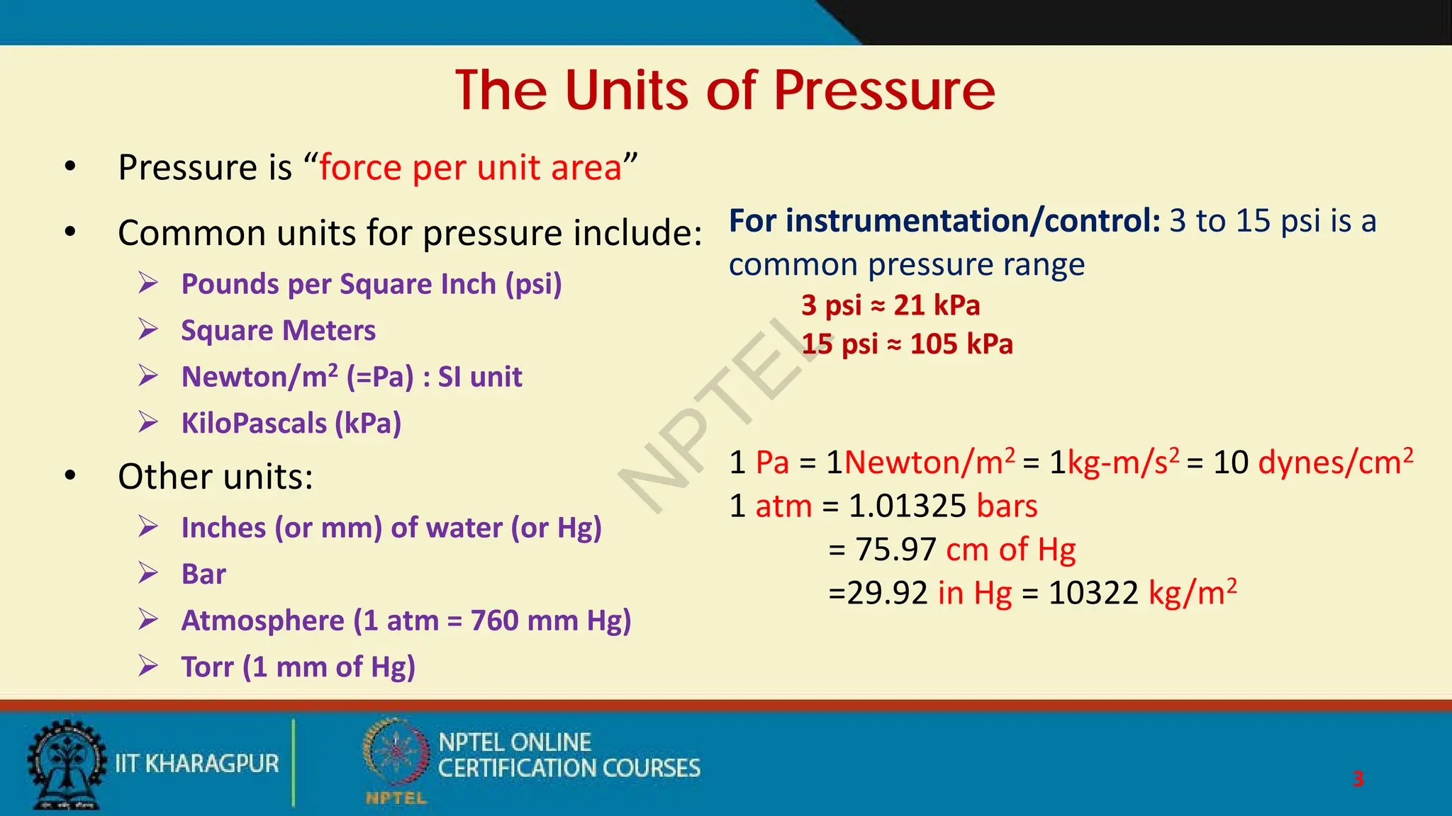 CHEMICAL PROCESS INSTRUMENTATION: Pressure Measurement | PDF