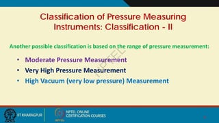 CHEMICAL PROCESS INSTRUMENTATION: Pressure Measurement | PDF