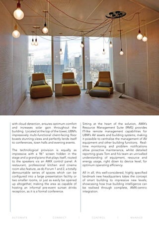 UBM - Intelligent Building Casestudy | PDF