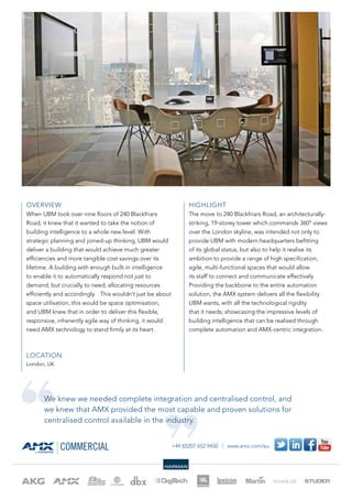 UBM - Intelligent Building Casestudy | PDF