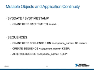 Application Continuity | PPTX