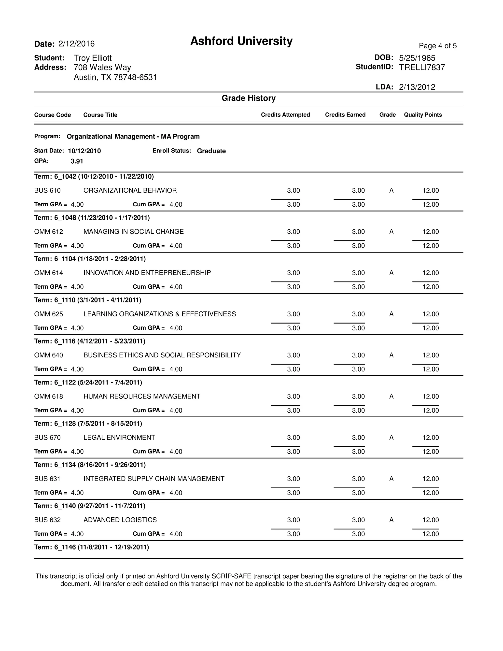 Troy Elliott-Ashford transcript | PDF