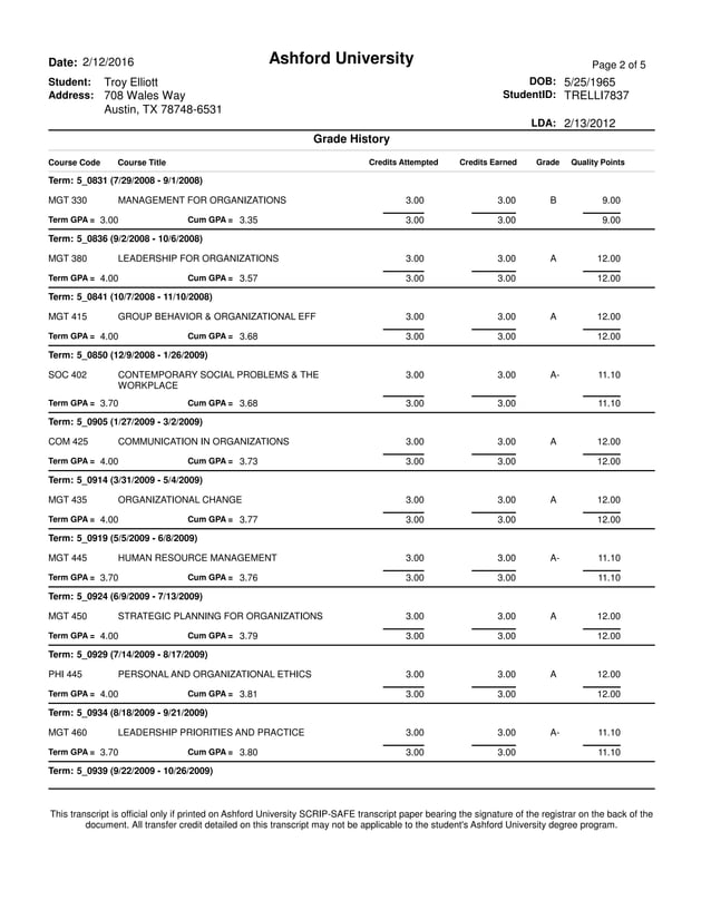 Troy Elliott-Ashford transcript | PDF