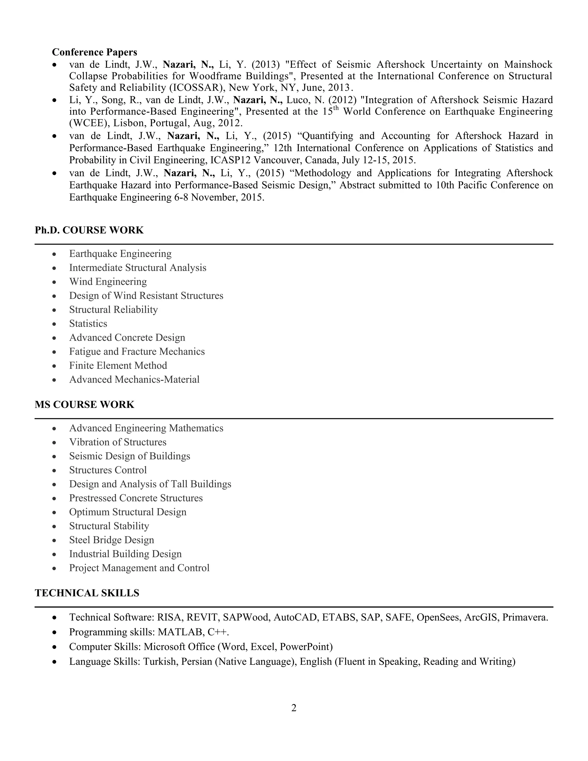 Resume2015Negar Nazari | PDF