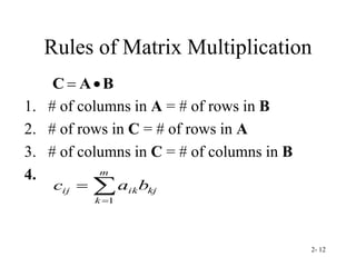 Matrices | PPT