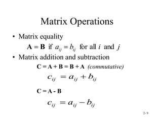 Matrices | PPT