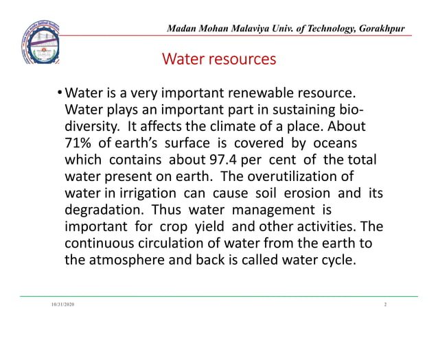 Water resources.pdf | Commodities | Economy