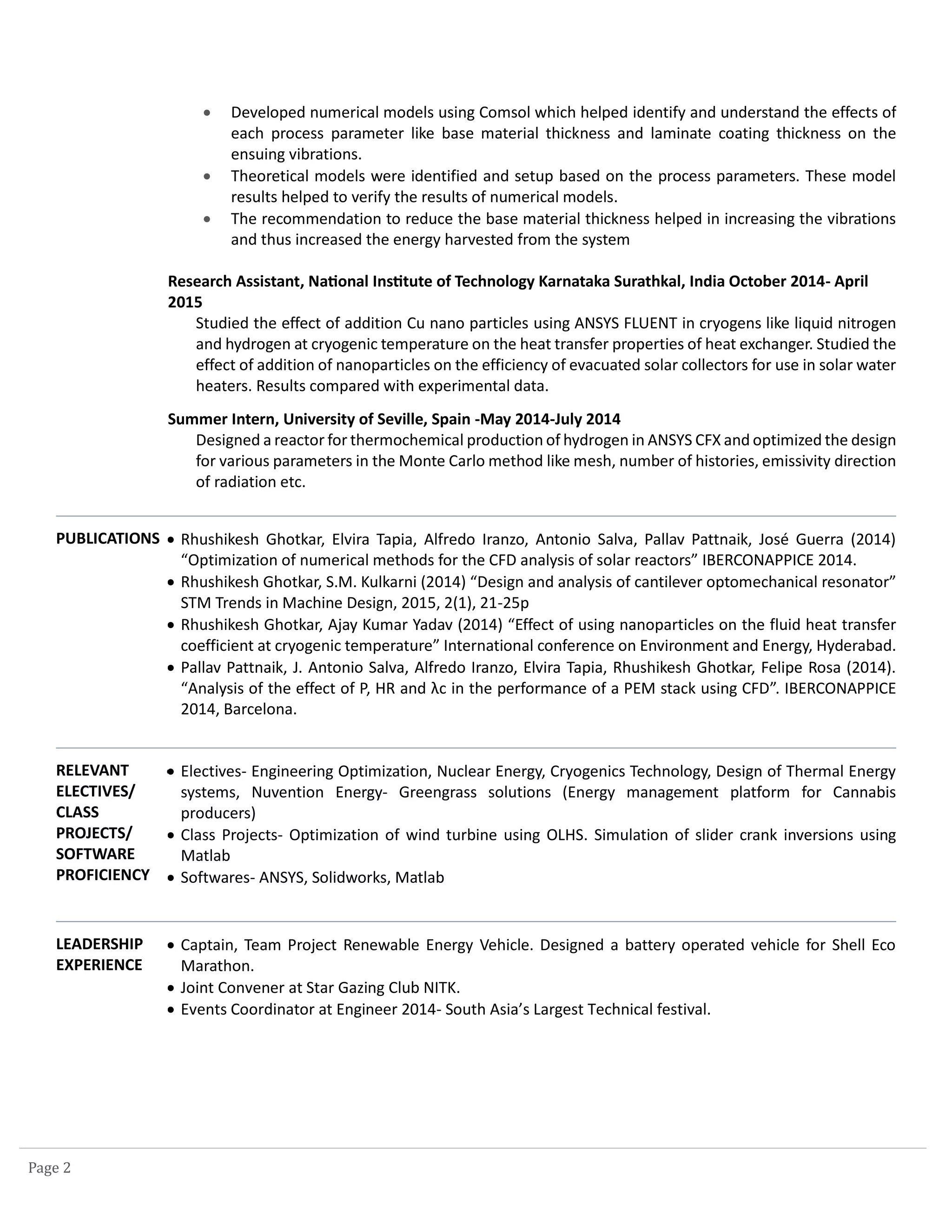 Rhushikesh Ghotkar Mechanical Engineer | PDF