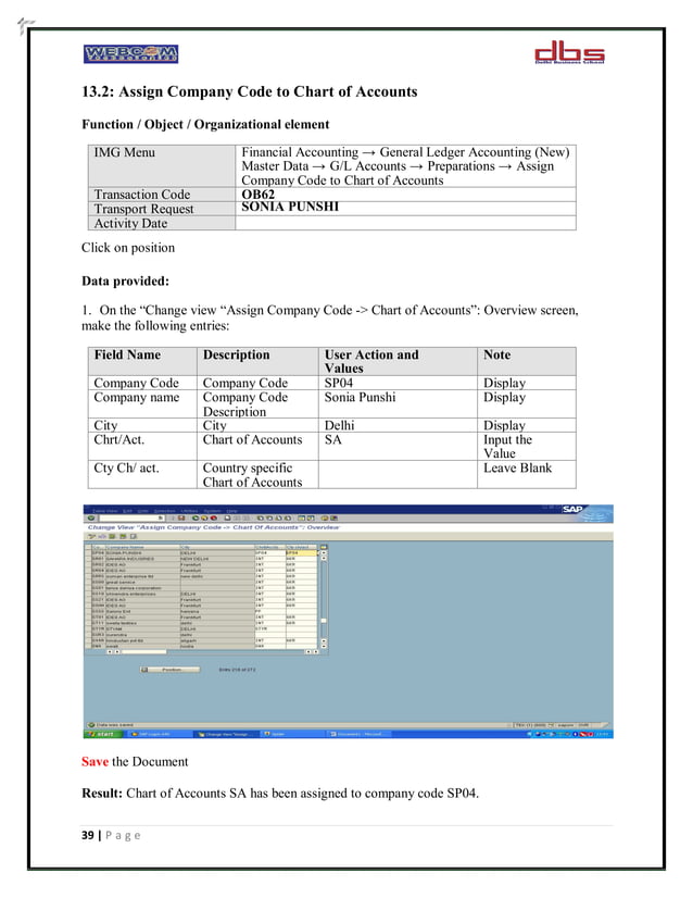 51477813 45498199-sonia-f-sap-fico-project | PDF