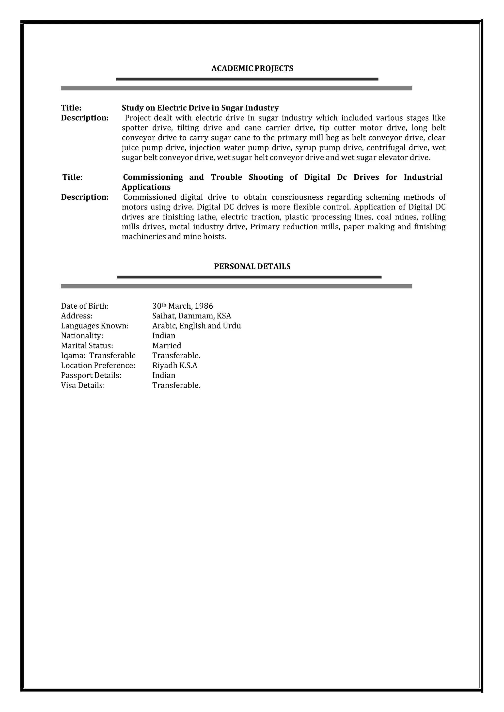 Shaik Abubakr CV | PDF Shaik Abubakr CV | PDF